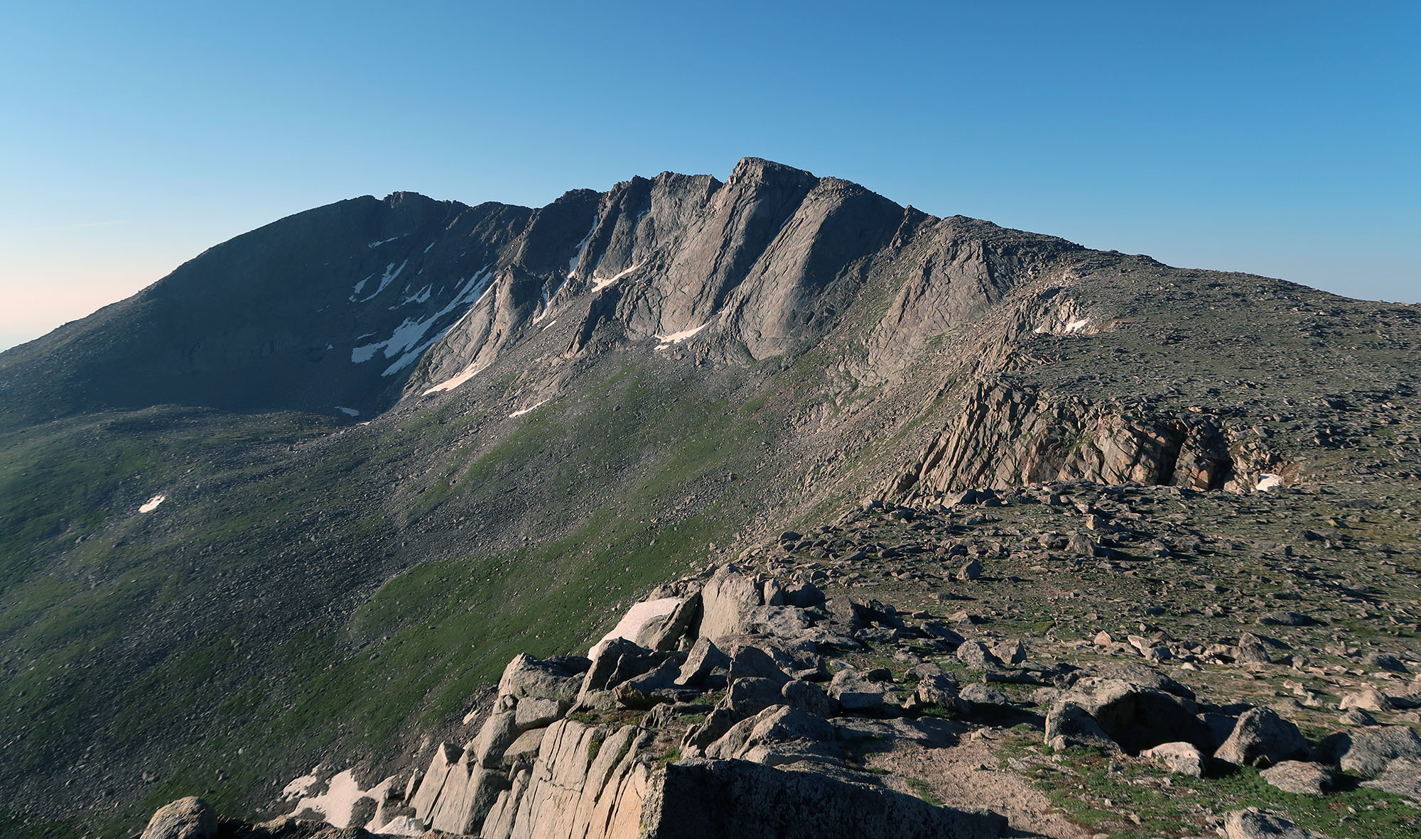 Mount Evans via Summit Lake - dismal wilderness
